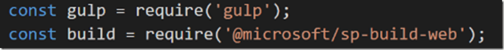 Spfx Extending Gulp And Running Tasks In Series Or In Parallel